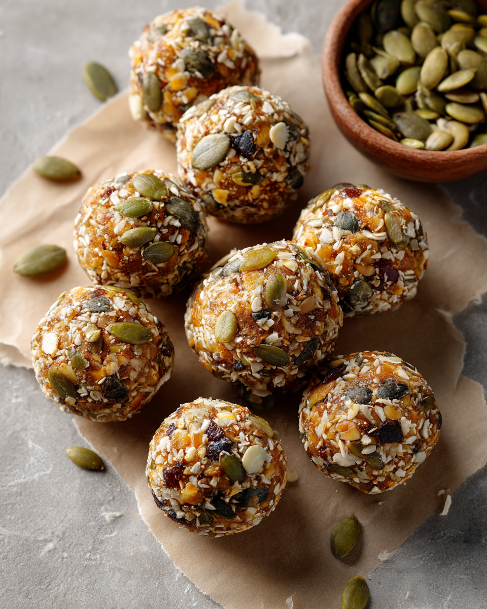 Fall Energy Boost: Delicious Pumpkin Seed Energy Balls