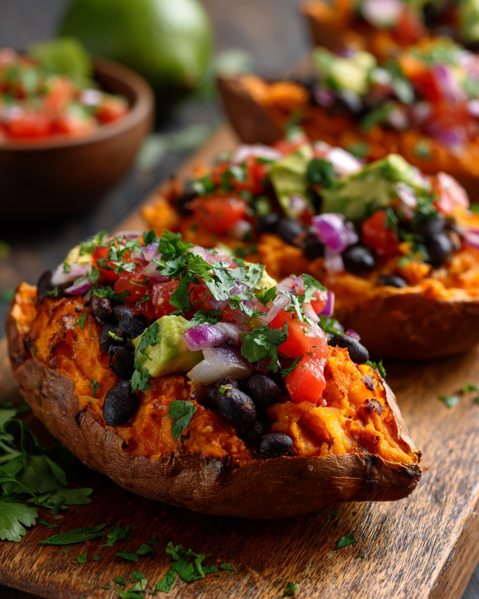 Stuffed Sweet Potatoes with Black Beans: Cozy Recipe Ideas